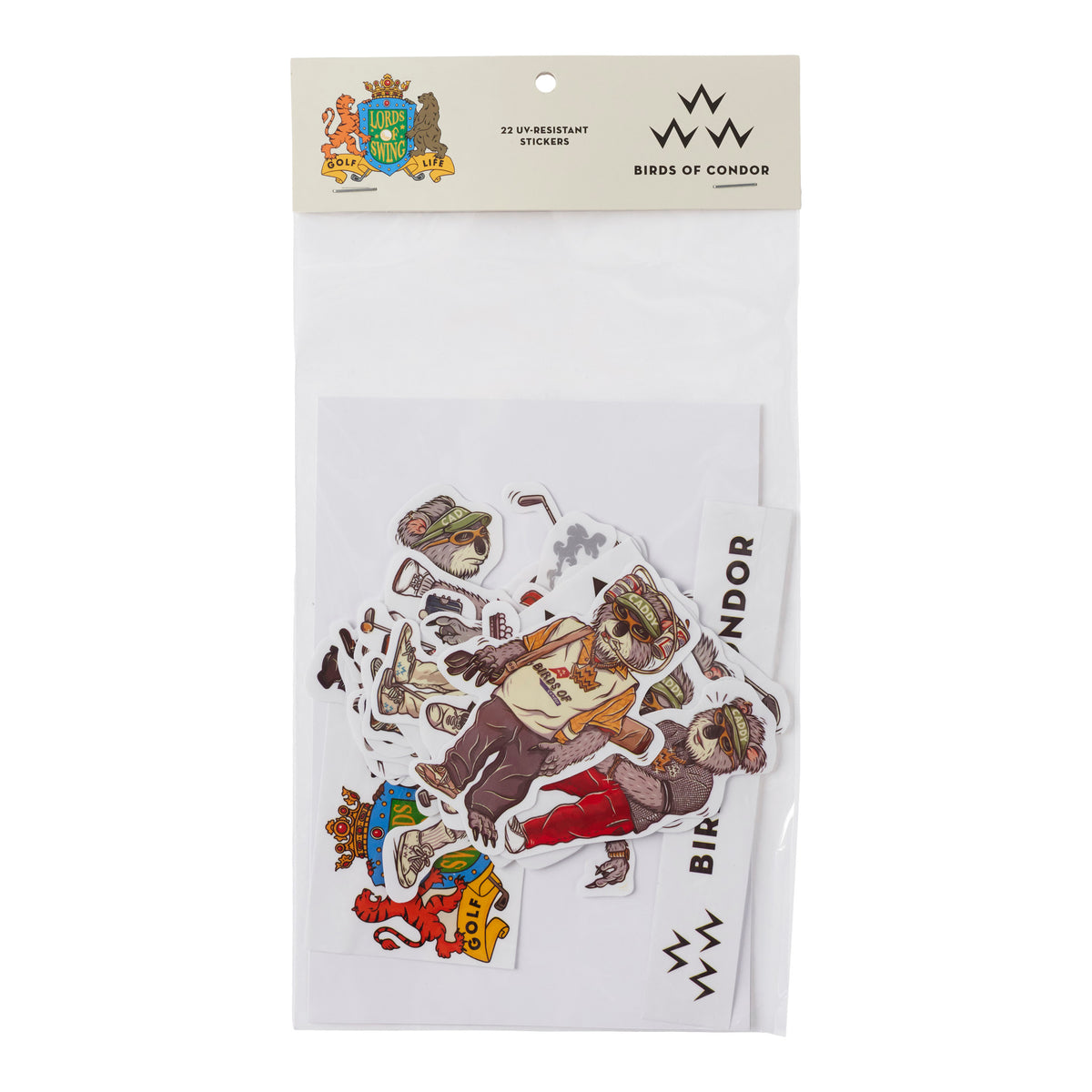 Lords of Swing Sticker Pack | Birds of Condor